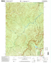 Hi-Res Interactive Map of Wild River, Coos County, NH in 1995 | Pastmaps